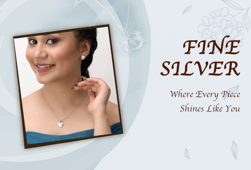 Discover Modern Fine Silver Color Jewellery at Silviya
