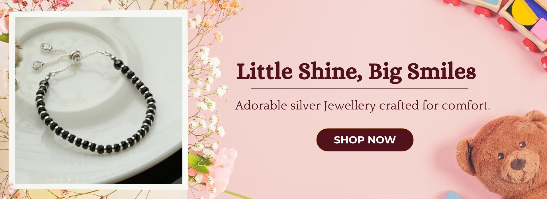 Shop Silver Jewellery for Kids | Kids Jewellery Online