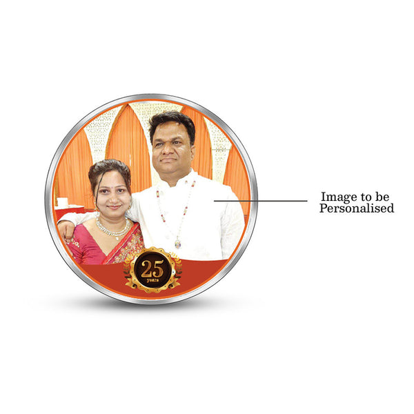 Buy Personalised silver coins online | Customized silver coins