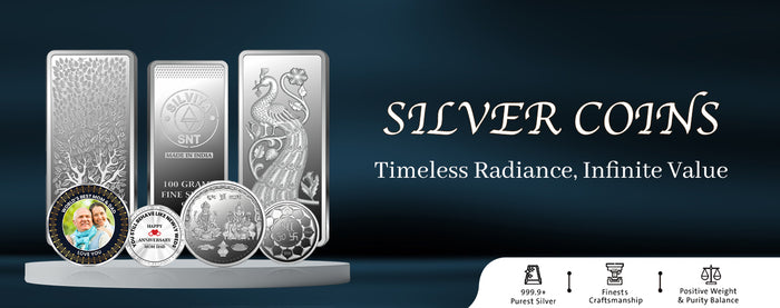 Buy 925 Silver Jewellery, 999 Pure Silver Coin & Gift Online